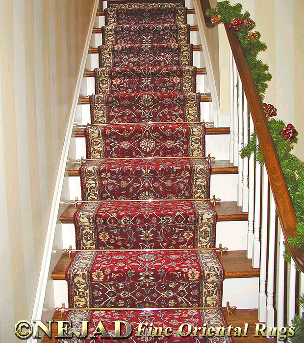 Staircase Rug Runner Installation in Philadelphia Princeton Bucks ...